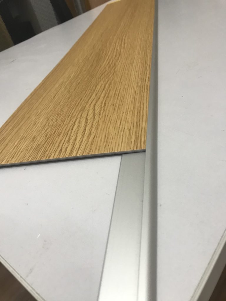 3mm Aluminum End Trim (SILVER) – HANYO | vinyl flooring factory malaysia
